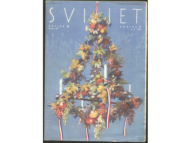 SVIJET casopis NIVEA reklama ART DECO 1931
