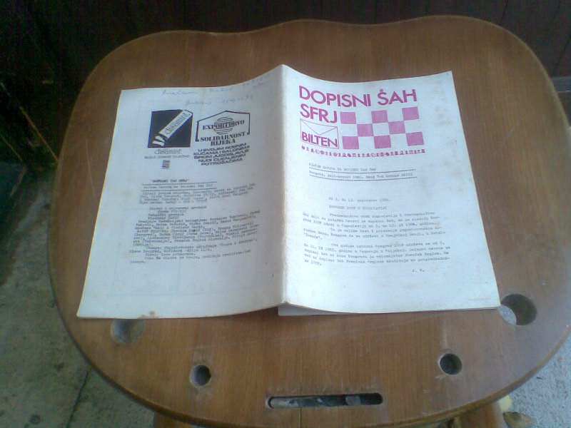 Šah dopisni(bilten) br.7-8 1983. godina