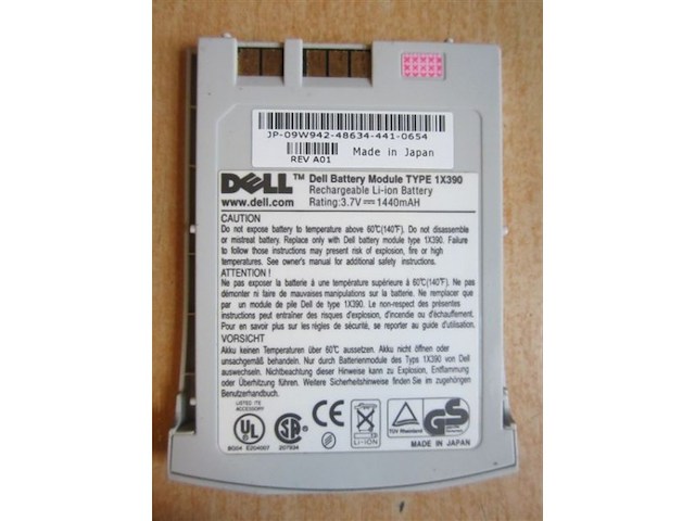 Dell baterija 1X390 za Axim X5