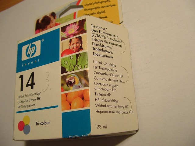 HP 14 Tri-Colour Originalni  kertridž od 23ml # 3