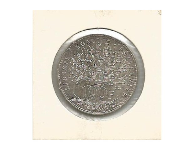 g6 Francuska 100 franaka 1982. Srebro