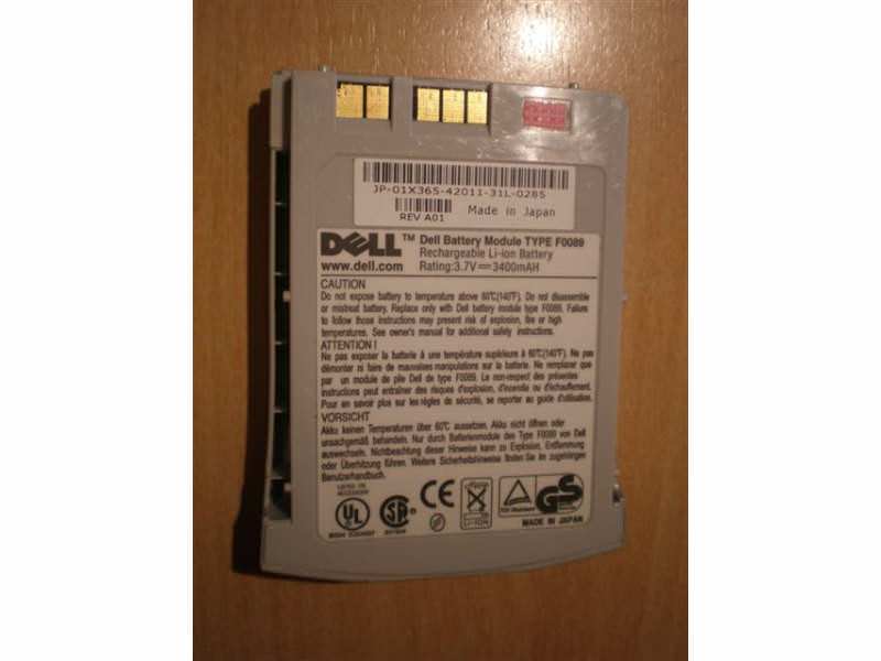 Dell baterija F0089 za Axim X5