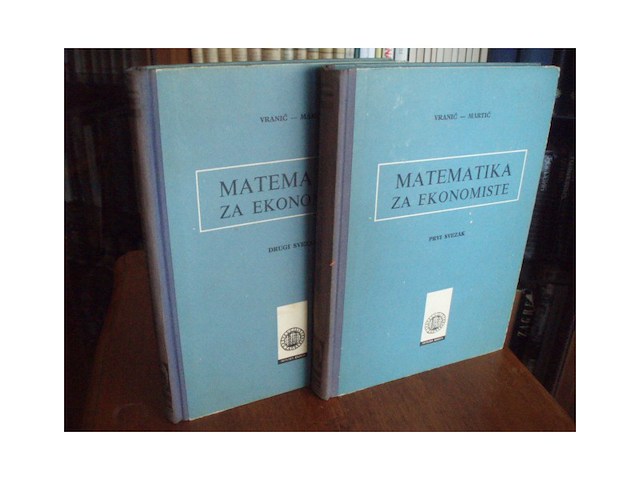 Matematika za ekonomiste 1-2