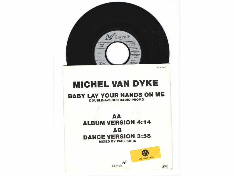 Michel Van Dyke - BABY LAY YOUR HANDS ON ME(DOUBLE - A-SIDED RADIO PROMO)