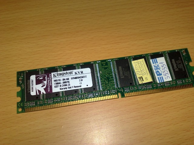 DDR1 512 Mb Kingston VR!Kingston moduli!