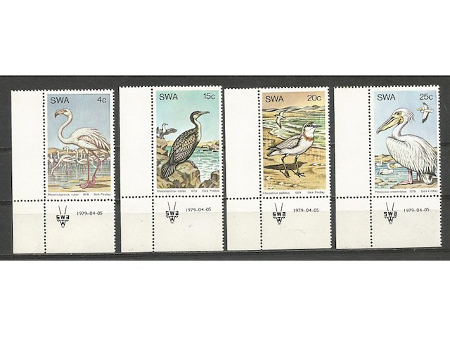 su SWA (Namibia) 1979. Ptice,cista serija
