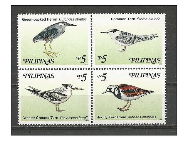 or FILIPINI 1999. Ptice,cista serija