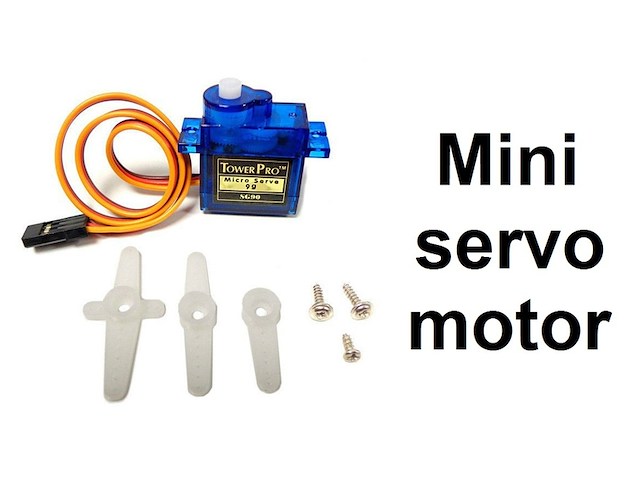 Servo motor SG90 - mini mikro motor