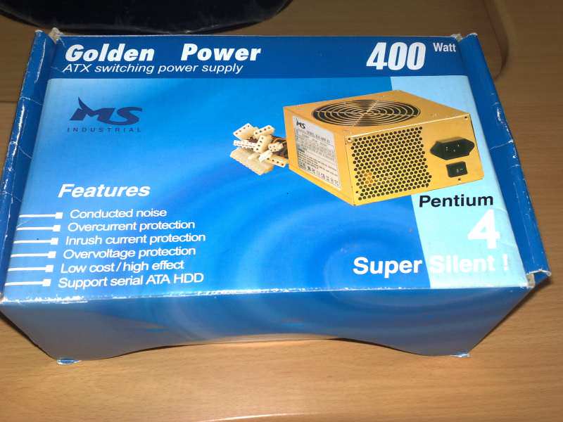 Napajanje Msi Golden Power 400 W!