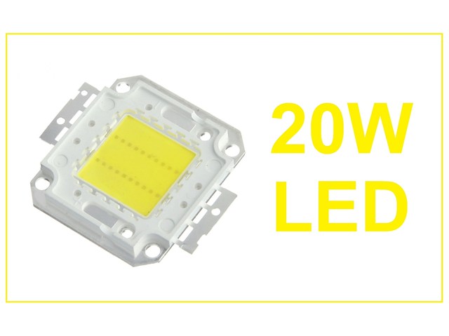 LED dioda 20W menja 200W - 2000Lm