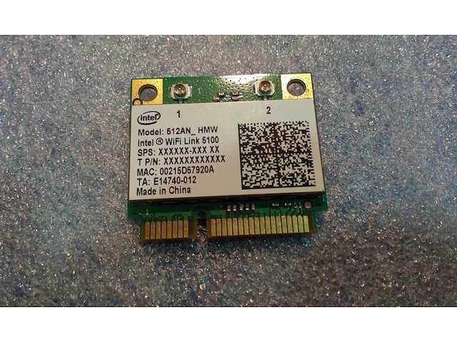WIRELESS KARTICA ZA SONY VAIO PCG-3D1M VGN-FW21M