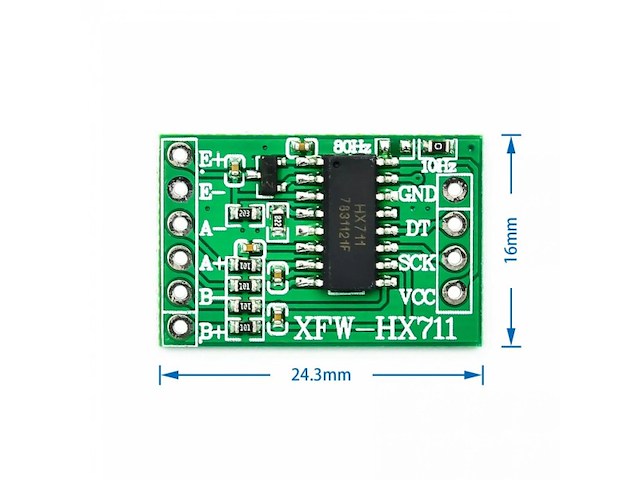 ♦ A/D konvertor za vage sa HX711 - arduino ♦