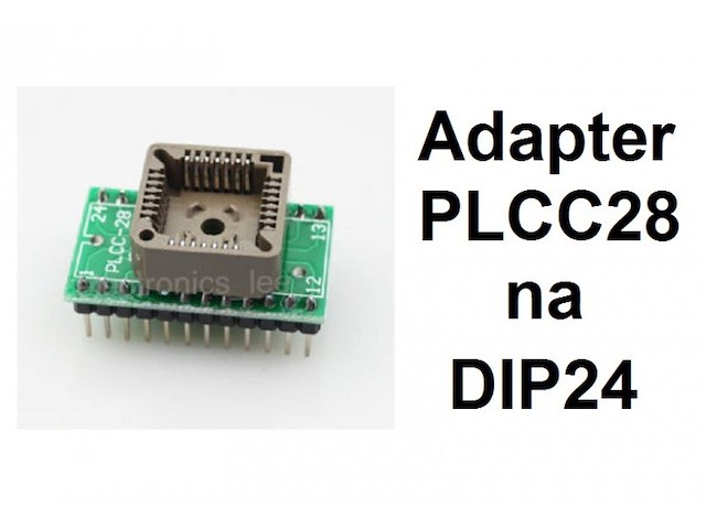 Adapter PLCC28 na DIP24