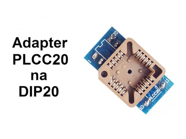 Adapter PLCC20 na DIP20