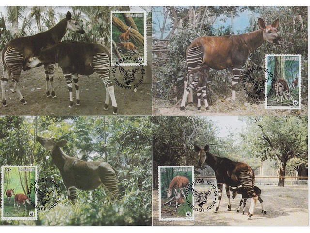 303. Zair (DR Kongo), 1984, Fauna - Životinje, CM