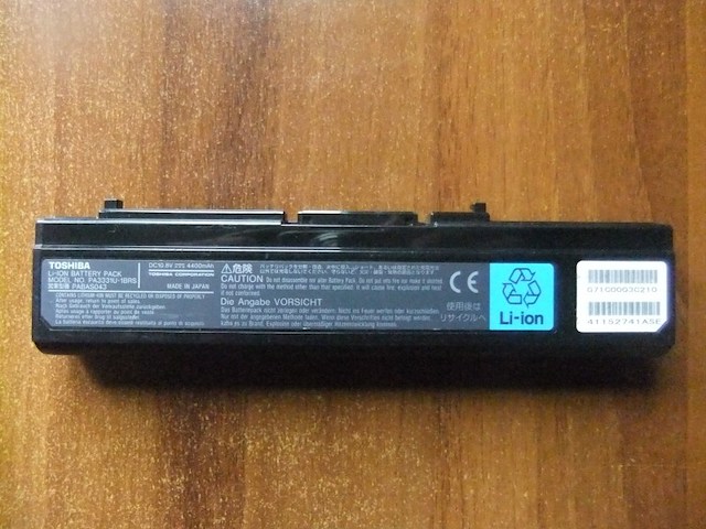 Toshiba baterija PABAS043 10.8V ORIGINAL