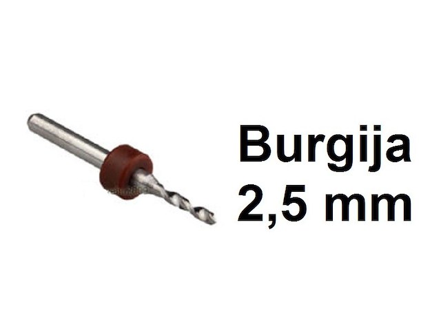 Burgija 2.5mm - Mikro burgija - 1 komad