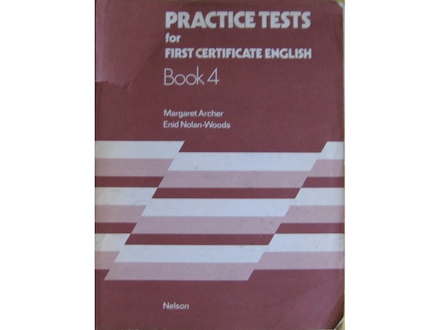 Practice tests for first certificate english  Book 4