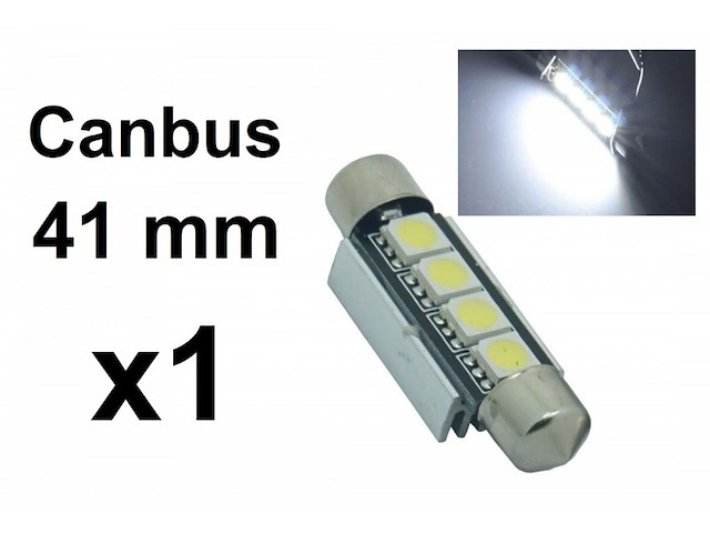 LED Sijalica - 41 mm - CANBUS 4 SMD - 1 komad