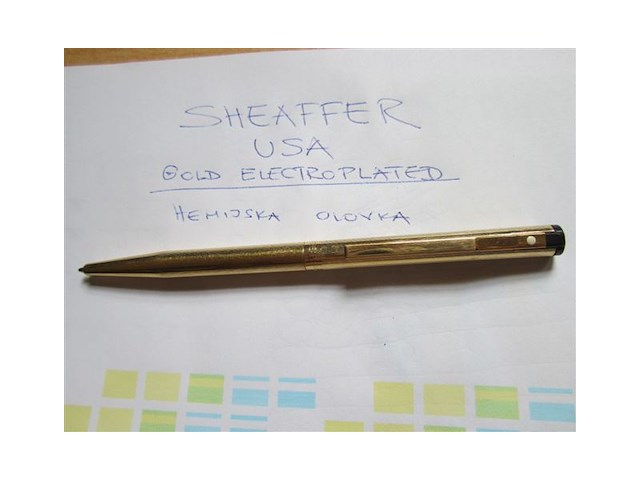 SHEAFFER - USA Gold E.Plated hemijska olovka