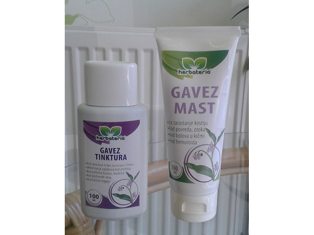 Herbateria Gavez komplet(mast 100 ml i tinktura 100 ml)