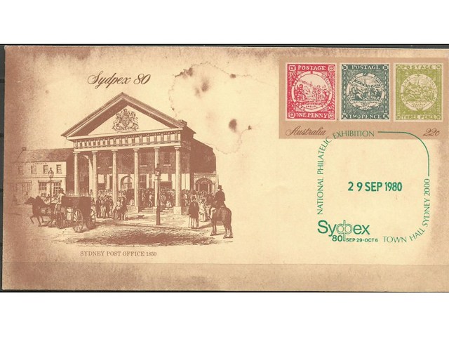 Filatelistička izložba SYDPEX 1980.,FDC