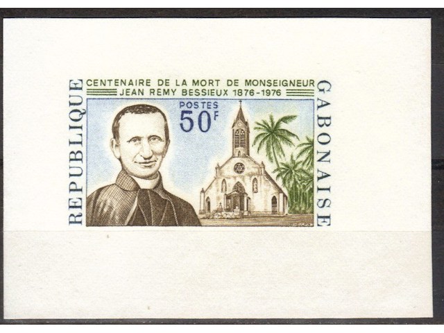 Gabon,100 god smrti-J.R.Bise 1976.,čisto