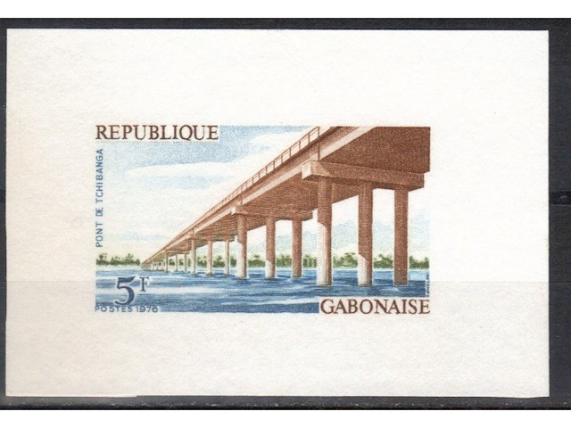 Gabon,Most 1976.,čisto