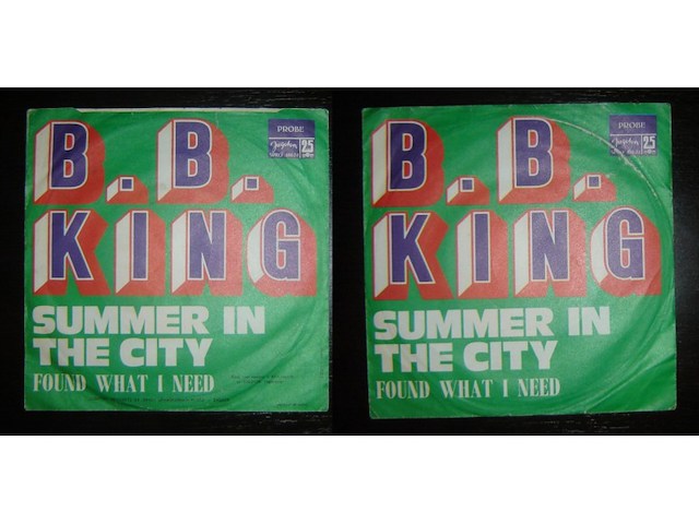 B.B.KING - Summer In The City (singl) licenca