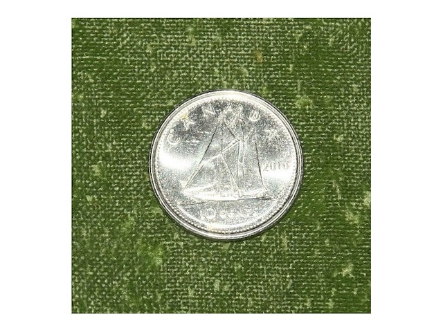 CANADA-10 CENTS 2010.