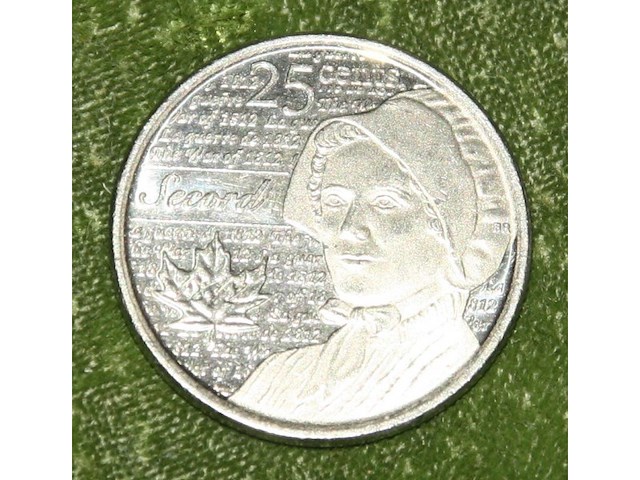 CANADA-25 CENTS 2013.