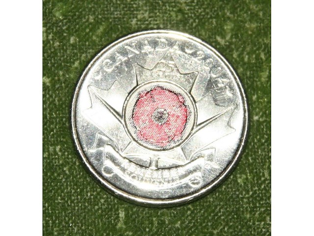 CANADA-25 CENTS 2004.