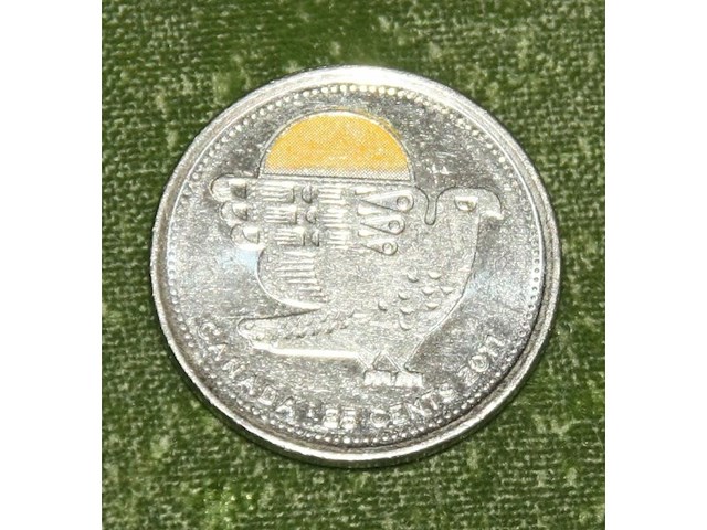 CANADA-25 CENTS 2011-1.