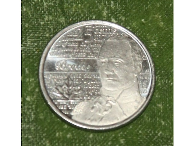 CANADA-25 CENTS 2012.