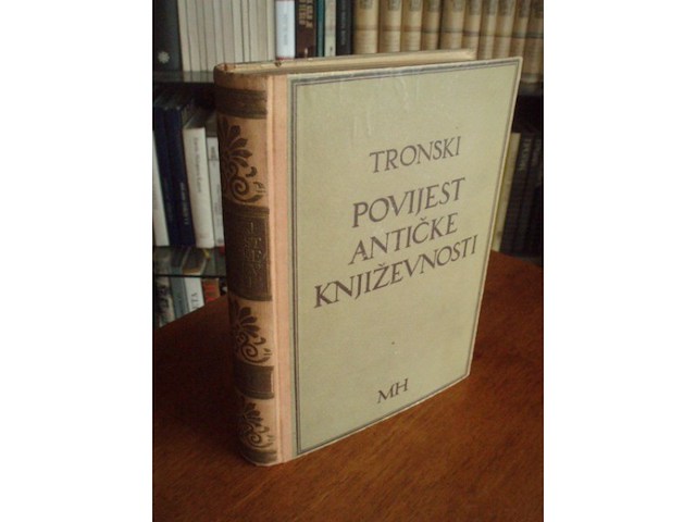 I.M.Tronski  Povijest antičke književnosti