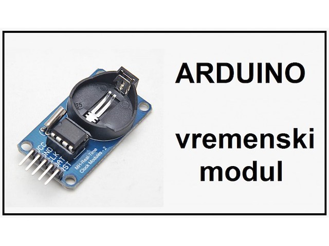 ARDUINO vremenski modul RTC DS1302