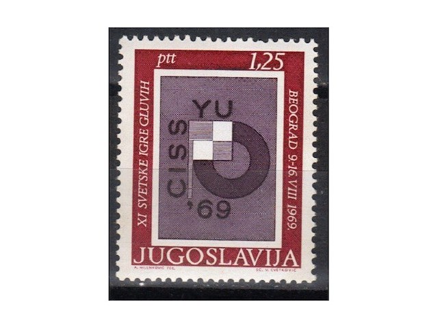 XI svetske igre gluvih 1969.,čisto