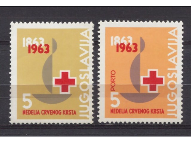 Doplatna marka Jugoslavija 1963 Nedelja Crvenog krsta