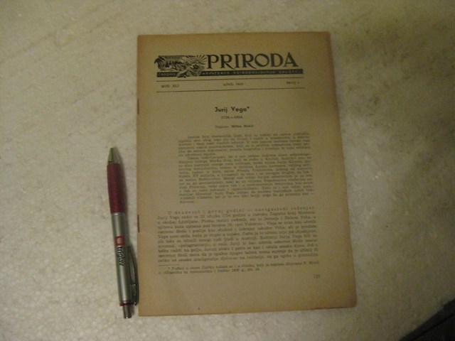 PRIRODA april 1954 broj 4