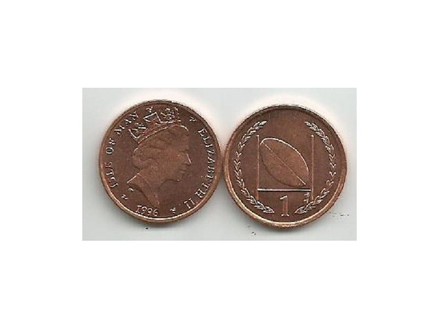 Isle of Man 1 penny 1996.