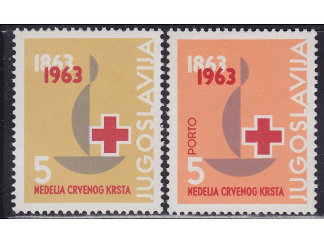 Yu Doplatna 1963 Crveni krst (59-60), čisto (**)