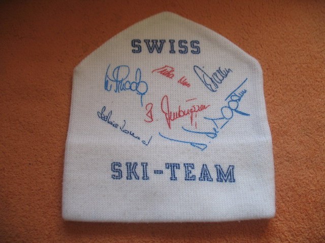Swiss ski team - kapa sa potpisima