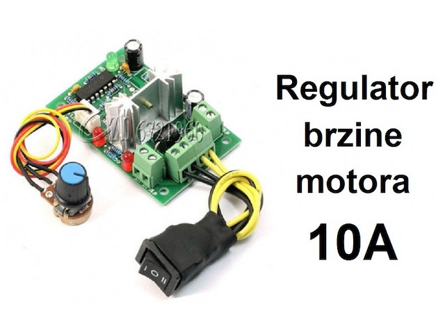 Regulator DC motora - PWM - 10A - dva smera