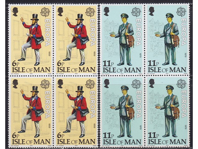 5. Isle of Man, 1979, Evropa CEPT, četverac, čisto