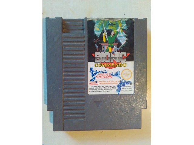 nintendo nes bionic commando ispravna sa slika