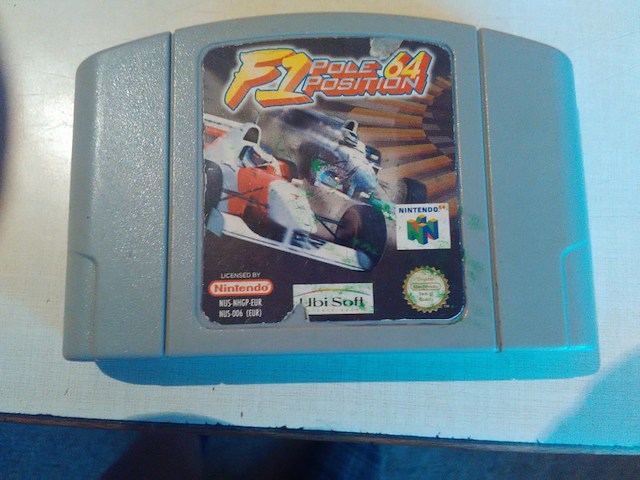 nintendo 64 igrica f1 pole position n64 ispr sa slika