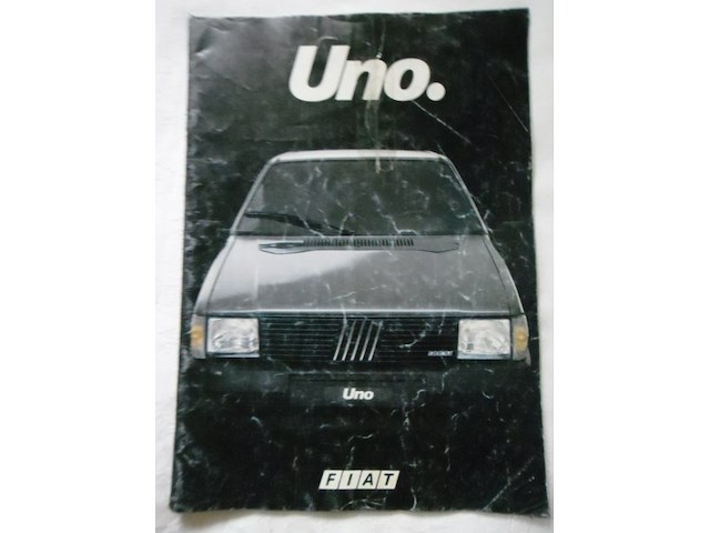 Prospekt Fiat Uno, A 4,italijanski,27 str.