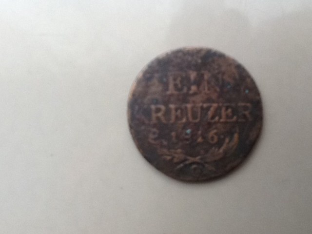 Ein kreuzer 1816. O