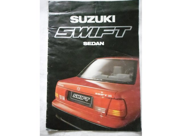 Prospekt Suzuki Swift, A 4, 12 str,nemacki