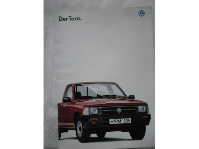 Prospekt VW Taro,1995, A4,16 str. nemacki